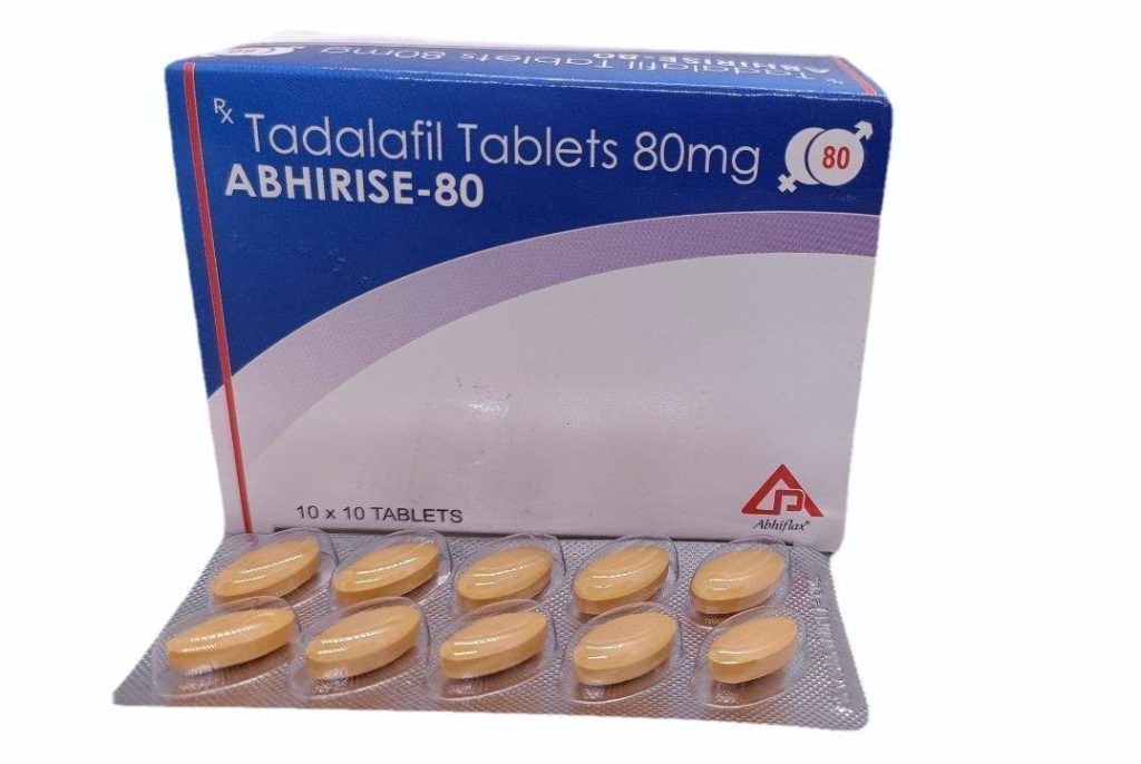 Abhirise 80 Mg (Tadalafil) Uses, Price, Dosage, Side Effects